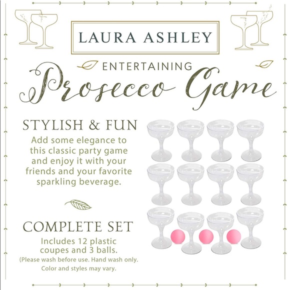 Laura Ashley | Other | Laura Ashley Prosecco Pong Game | Poshmark